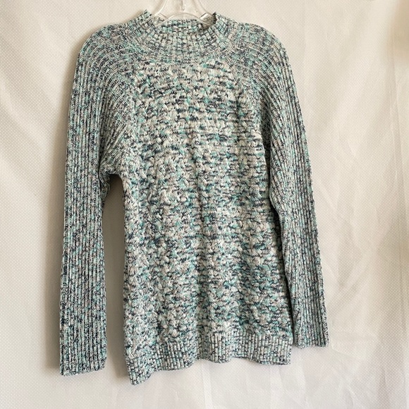 croft & barrow | Sweaters | Croft Barrow Green And White Sweater | Poshmark